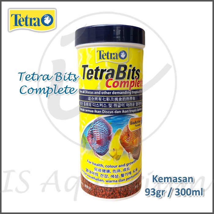 Jual Tetra Bits Complete 93gr Makanan Ikan Granule Tetra Bit Tetrabit ...