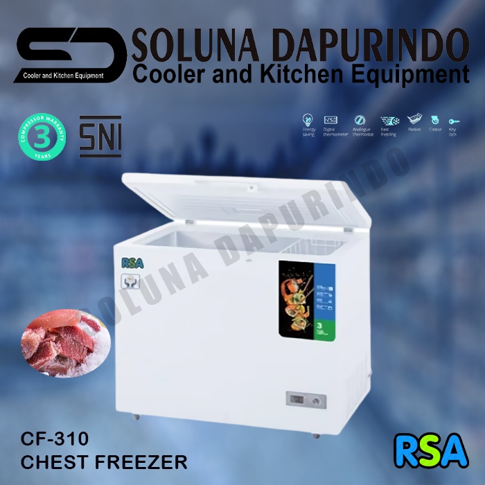 Jual RSA CHEST FREEZER CF-310Q / CF310Q / PEMBEKU | Shopee Indonesia