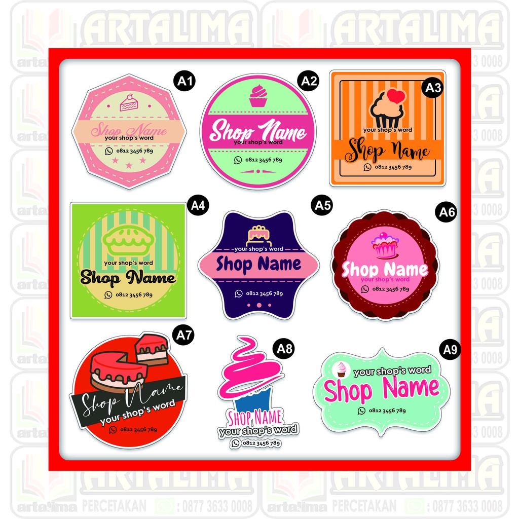 Jual Stiker Label Produk dan cutting | Shopee Indonesia