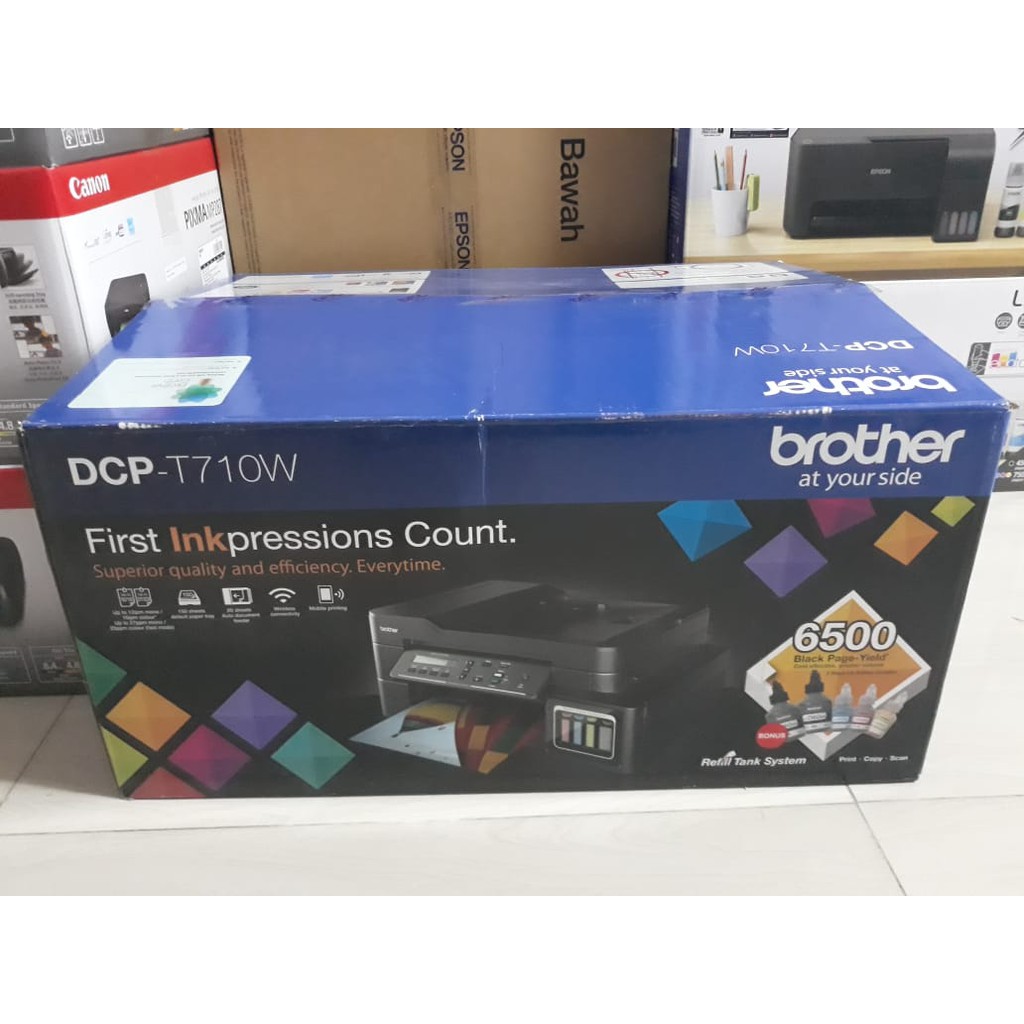 Jual Printer Brother DCP-T710W Wireless All In One with ADF | Shopee Indonesia