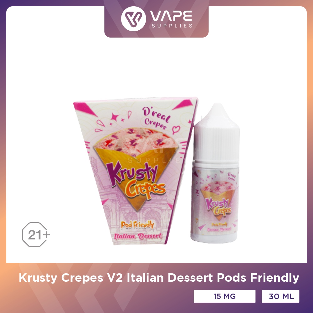 Jual Liquid Krusty Crepes V2 Italian Dessert Pods Friendly 30ML ...