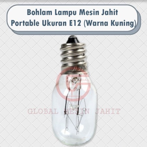 Jual Bohlam Lampu Pijar Mesin Jahit Portable Ukuran E12 E14 Model Derat Ulir | Shopee Indonesia