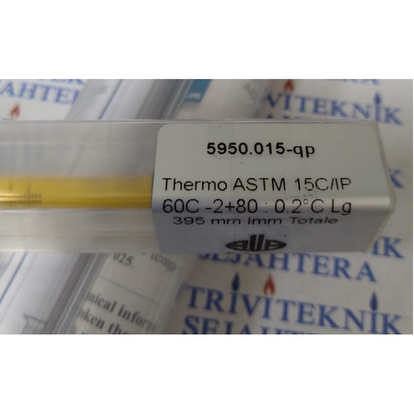 Jual Thermometer glass ASTM S15C,termometer kaca pengukur suhu -2 to ...