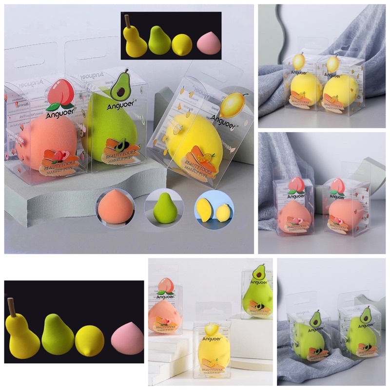 Jual SPONGE MAKE UP FRUIT / SPON BEAUTY BLEND FRUIT | Shopee Indonesia