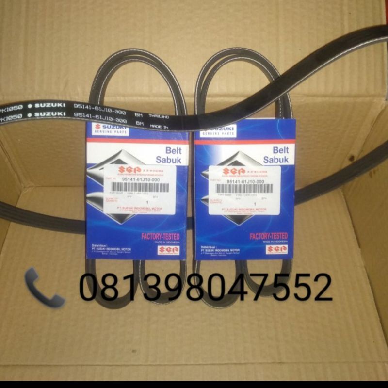 Jual Van Fan Belt bel Vbelt tali kipas AC APV Mega carry 4pk 1050 original | Shopee Indonesia