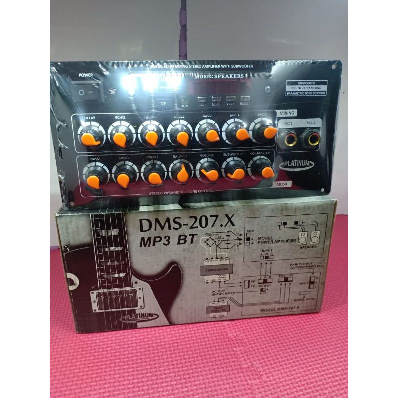 Jual KIT TONE CONTROL DIGITAL ECHO MIXING DMS 207X Non Mp3 Bluetooth ...