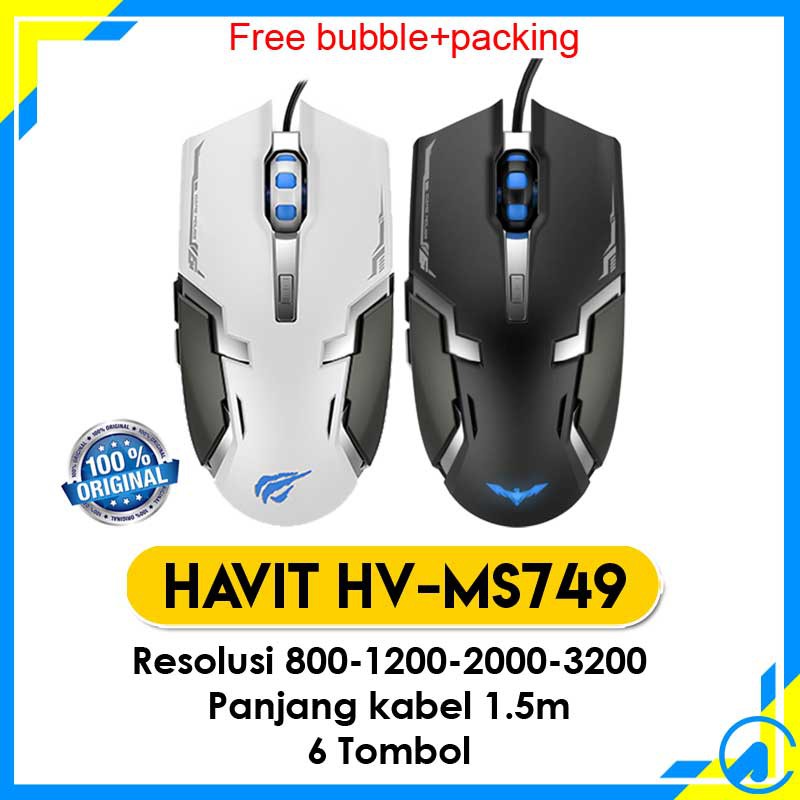 Jual Havit HV-MS749 Gaming Mouse | Shopee Indonesia