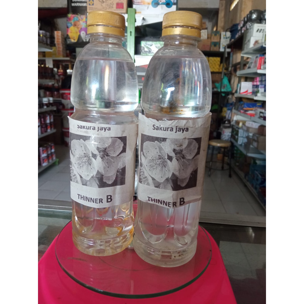 Jual Tiner Thinner Thiner B pengencer cat kemas ulang teh pucuk ...