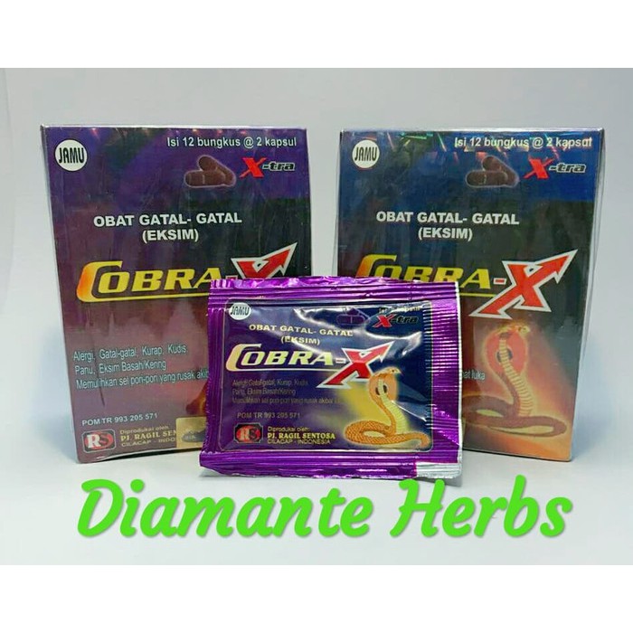 Jual Kapsul Cobra - X Gatal-Gatal ( EKSIM ) 12pcs | Shopee Indonesia