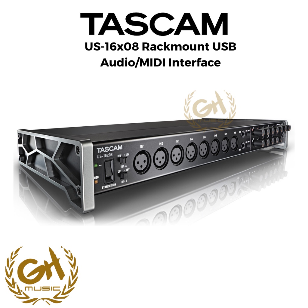 Jual Tascam US-16x08 Rackmount USB Audio/MIDI Interface | Shopee Indonesia
