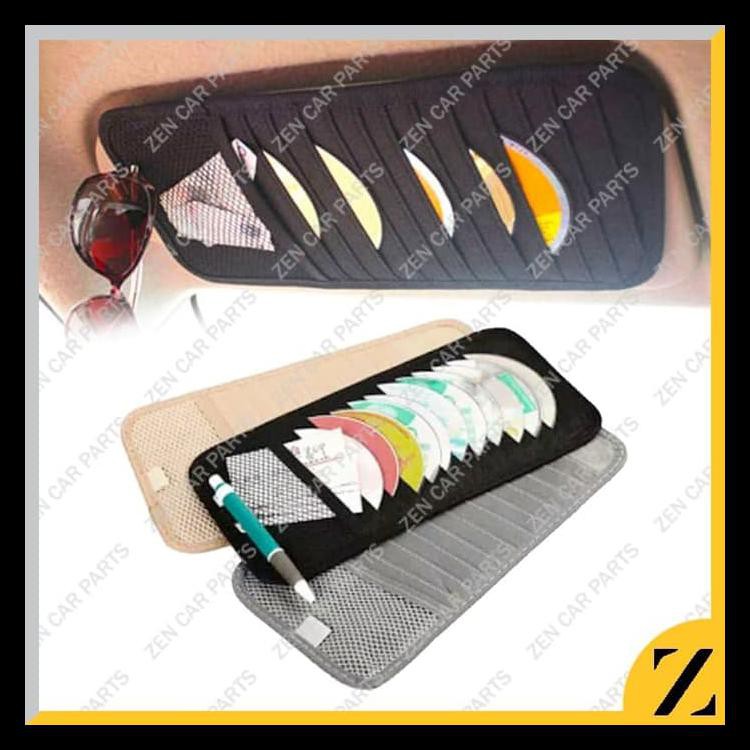Jual SALE!! TEMPAT CD SUN VISOR MOBIL KARTU VCD DVD CARS ORGANIZER ...