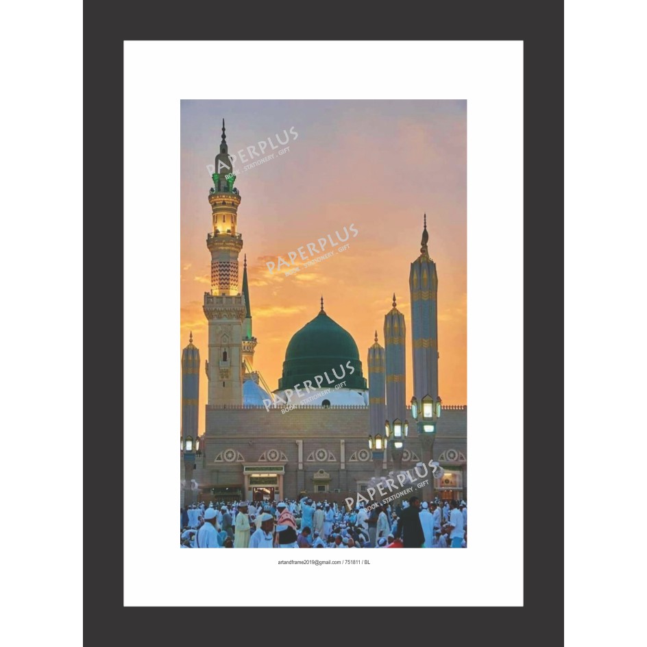 Jual DEKORASI HIASAN DINDING / PIGURA / FRAME / POSTER A3 MASJID_190 ...
