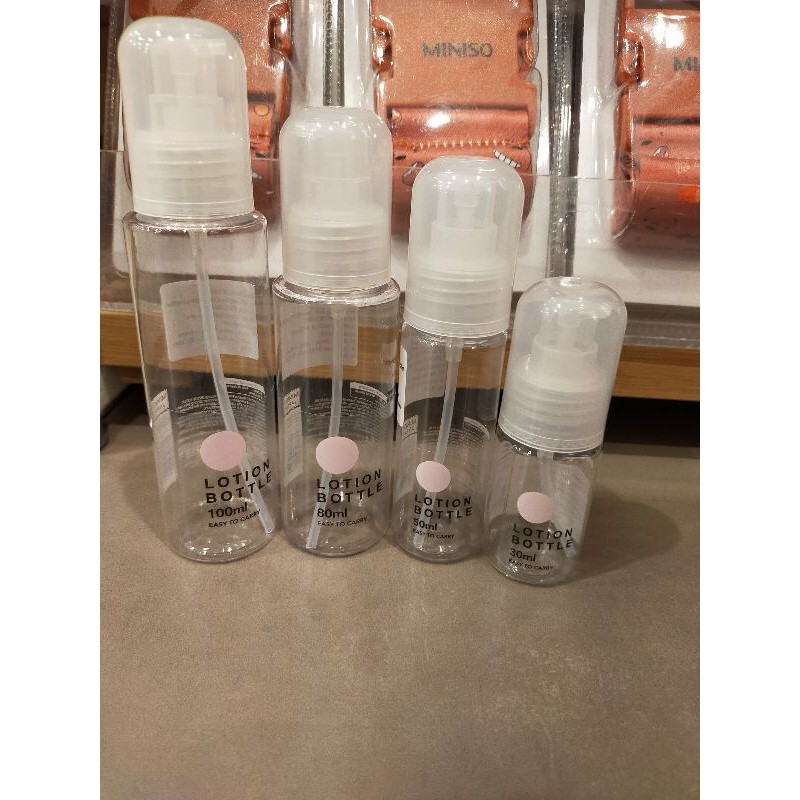 Jual MINISO LOTION BOTTLE TUTUP BESAR BUY 1 GET 1 | Shopee Indonesia