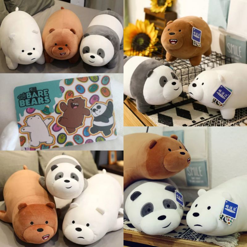 Jual SALE Boneka we bare bears miniso mainan plush bare bear import ...