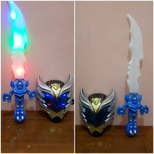 Jual Mainan Pedang Topeng Bima Garuda - Set Pedang Topeng Hero Bima ...
