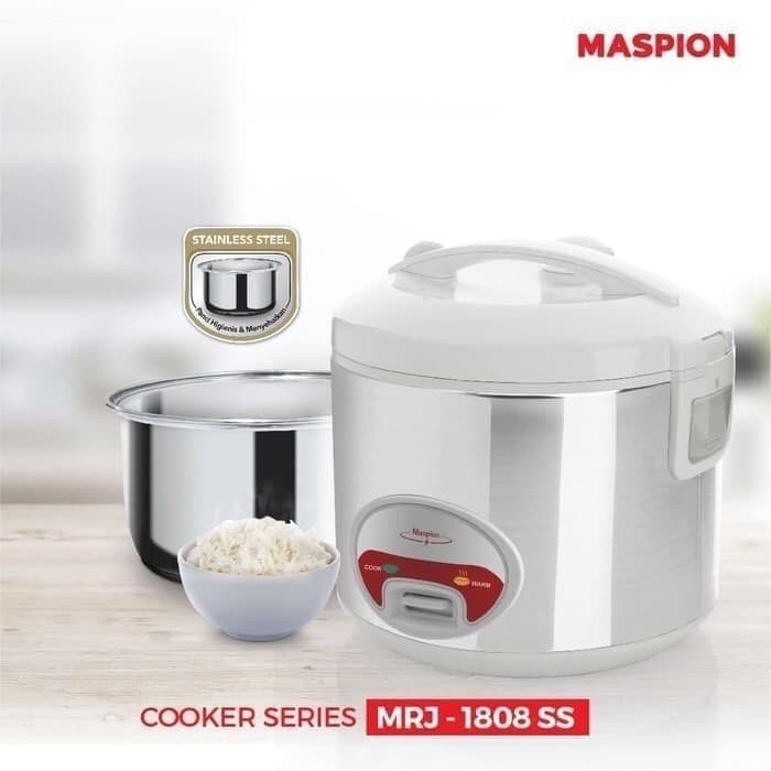 Jual Maspion Magic Com MRJ-1808SS 1,8 Liter Stainless Steel Rice Cooker ...