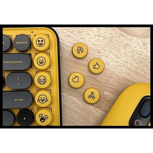 Jual Logitech Pop Keys Wireless Mechanical Emoji Keyboard | Shopee ...