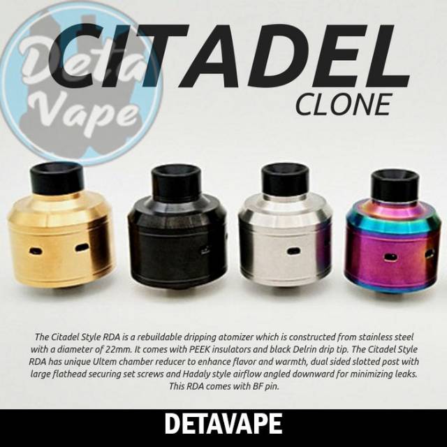 Jual RDA CITADEL 22MM SINGLE COIL BEST CLONE | Shopee Indonesia