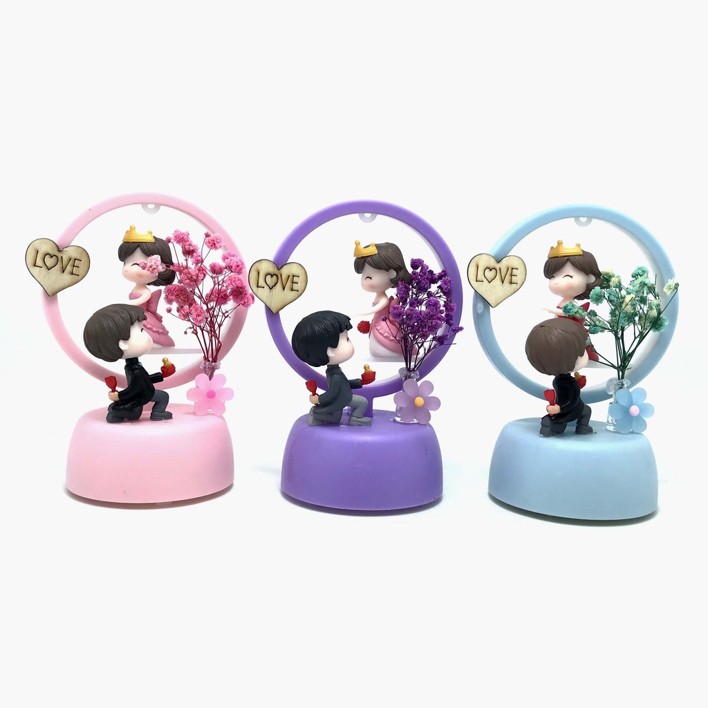 Jual Hiasan Lampu Pasangan Love Tinggi 13 cm Lebar 8.5 cm/ Lampu LED ...