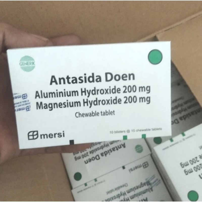 Jual ANTASIDA DOEN TABLET MERSI BOX ISI 100 TABLET | Shopee Indonesia
