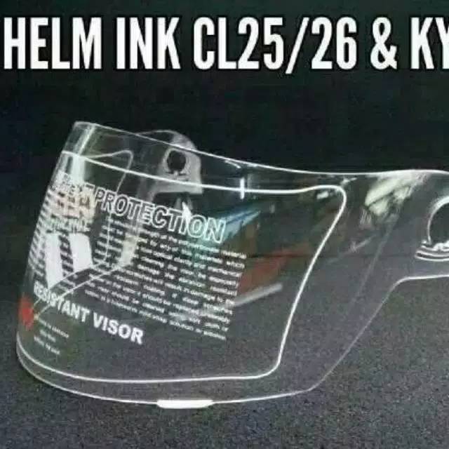 Jual Kaca helm / visor helm full face ink cl25 ink cl26 kyt 805 merek ...