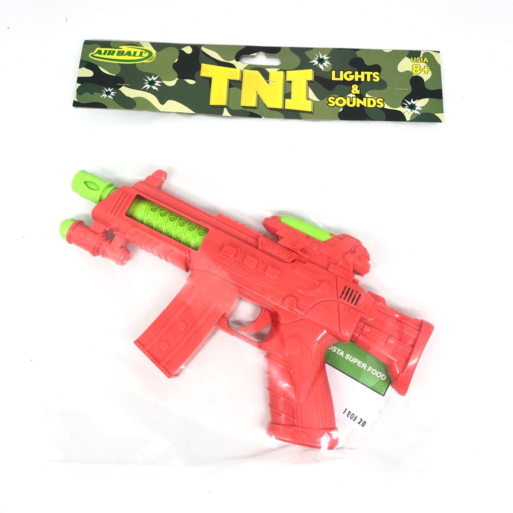 Jual Mainan anak pistol - pistolan TNI mengeluarkan lampu dan suara getar | Shopee Indonesia