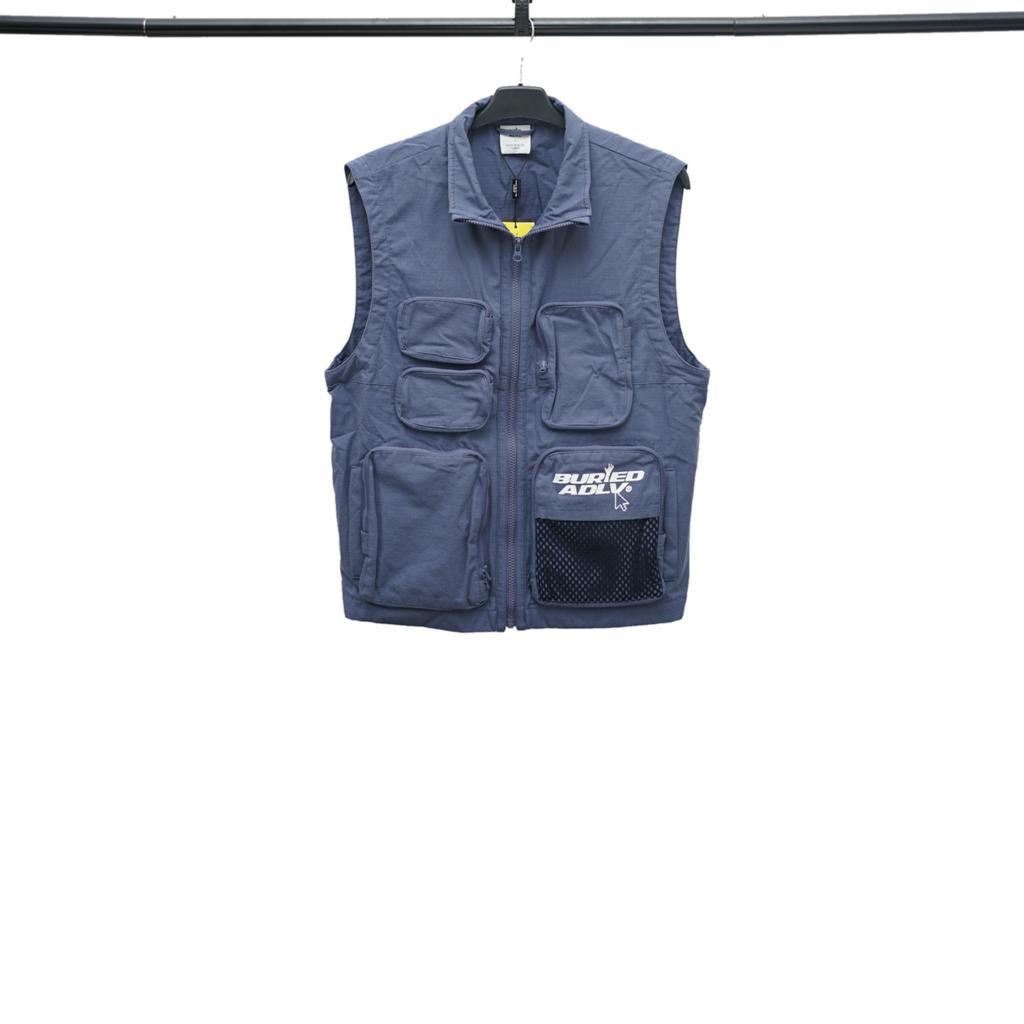 Jual ADLV Blue Pocket Vest Authentic / Rompi Acme De La Vie Biru ...