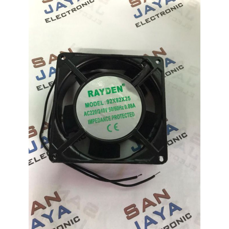 Jual RAYDEN Cooling Fan AC 220V ,Ukuran 9 Cm x 9 Cm x 2.5 Cm | Shopee ...