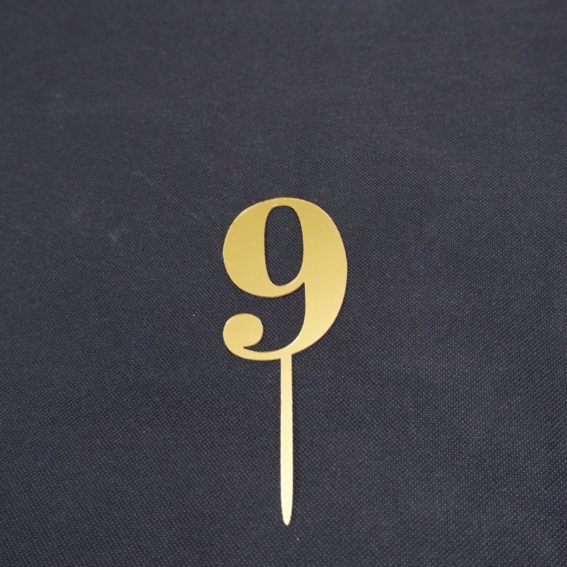 Jual TOPPER ANGKA POLOS TINGGI 15 CM / TOPPER USIA UMUR TAHUN BESAR ...