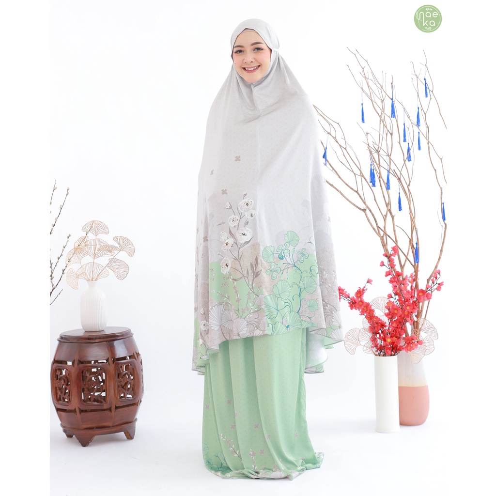 Jual Naeka Mukena Splendid Of Asia Series Naeka x Richa Iskak Nude Sage ...