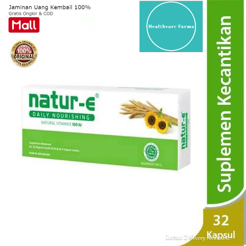 Jual Natur-E 32 Kapsul/Natur E/Nature-E/Vitamin E/Vitamin E 100 IU ...