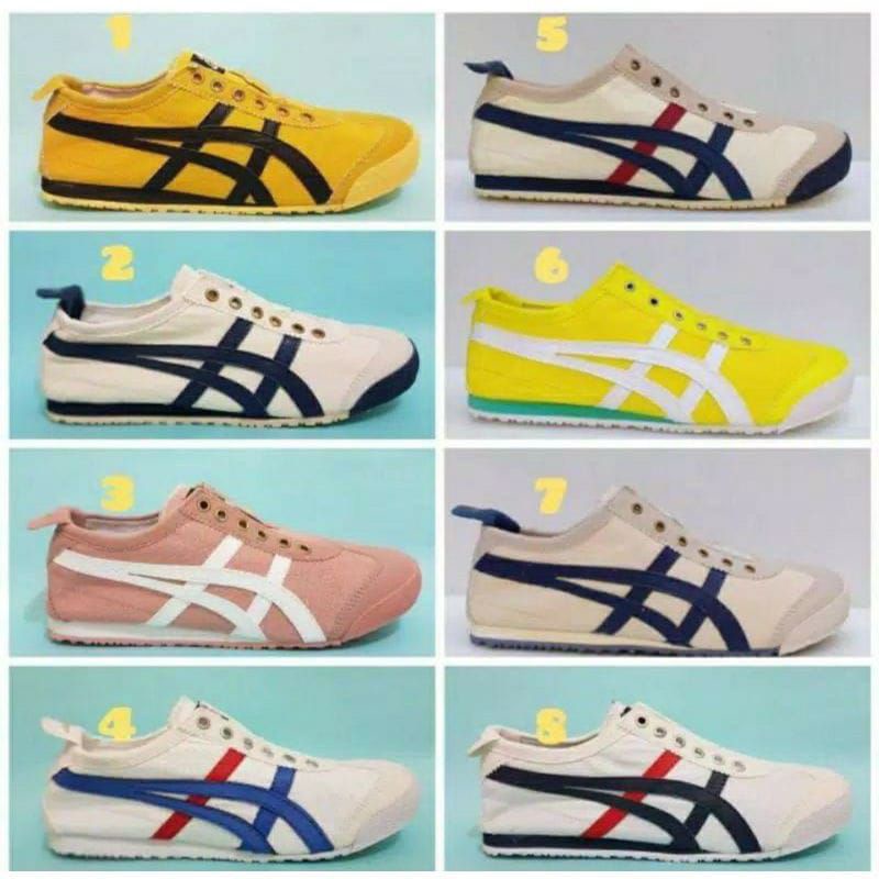 Jual sepatu promo pria dan wanita garis garis terbaru sepatu Korean ...