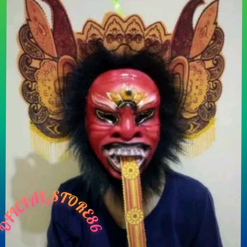 Jual topeng bali leak topeng kesenian reog leak | Shopee Indonesia