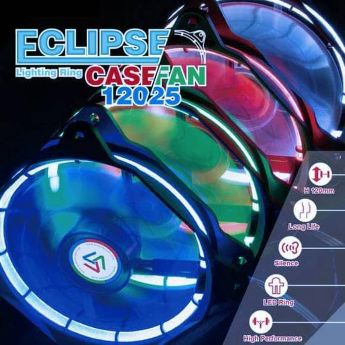 Jual Fan Case Alseye Eclipse 120/25 lighting Ring | Shopee Indonesia