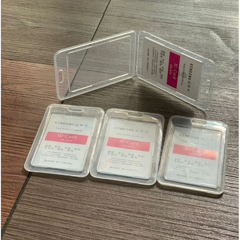 Jual 1pack(10pcs) id Card Pvc transparant Water resistent | Shopee ...