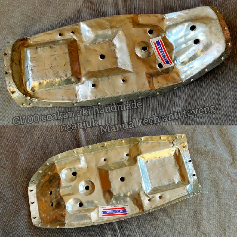 Jual plat jok gl100 coakan aki Nganjuk handmade plat jok gl100 galvanis ...