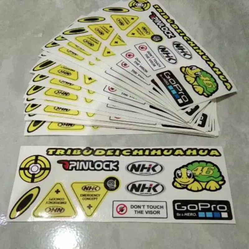 Jual Stiker Helm KYT Stiker visor stiker kaca helm | Shopee Indonesia