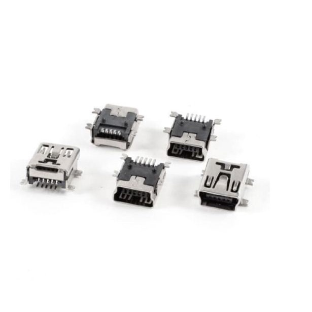 Jual Mini Usb Female 5p 5pin 5 pin SMD SMT Type B Connector Adapter PCB ...