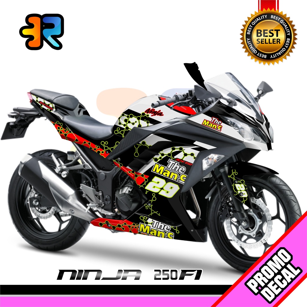 Jual Decal Motor Ninja 250 FI Desain Themaniac Sticker Full Body ...