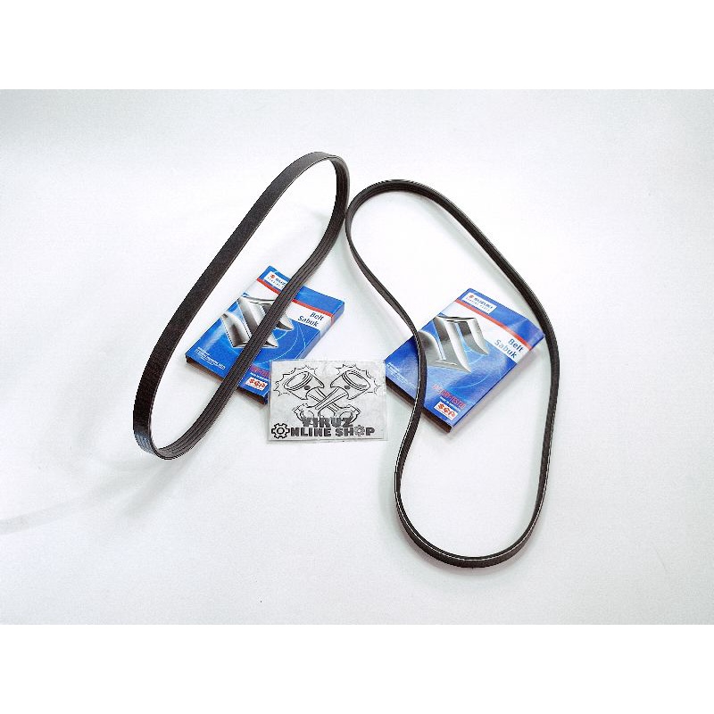 Jual VAN BELT FAN BELT TALI KIPAS AC DAN ALTERNATOR SUZUKI AERIO BALENO NEXT G ASLI | Shopee ...