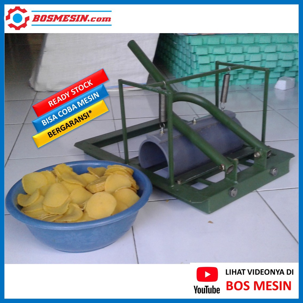 Jual MESIN PENGIRIS KERUPUK LONTONGAN MANUAL | Shopee Indonesia
