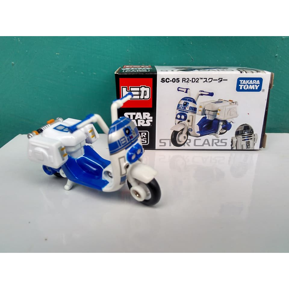 Jual Tomica Star Wars SC-05 - R2-D2 Scooter Diecast Miniatur mobil ...