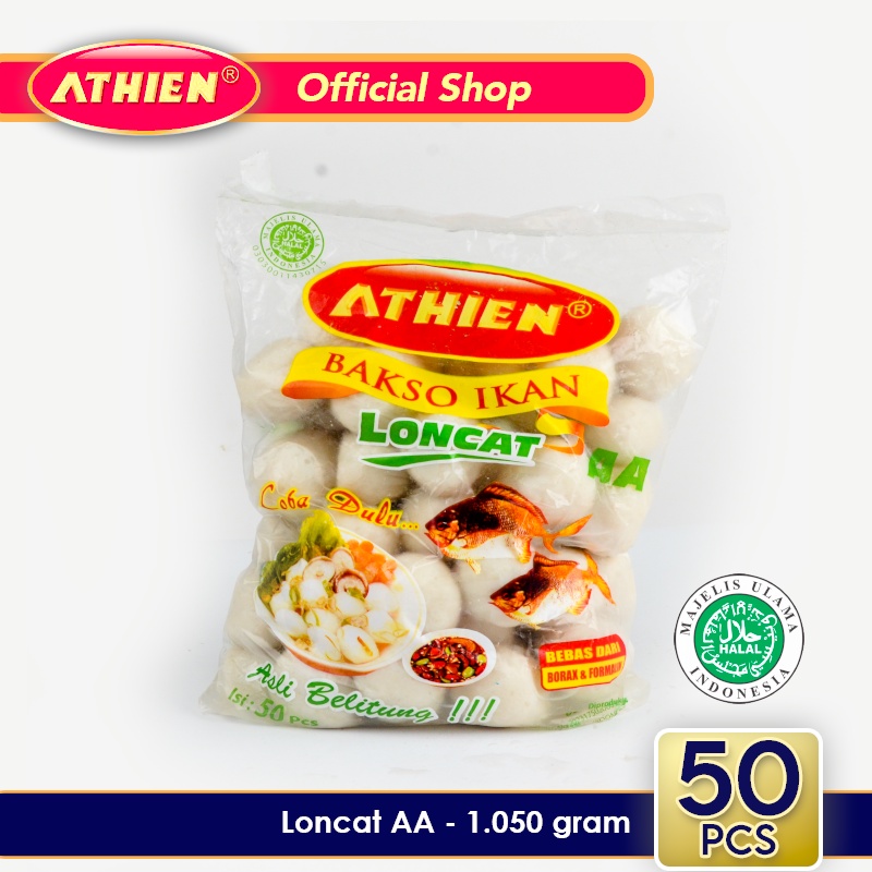 Jual Athien Bakso Ikan Loncat AA Ikan Premium Asli Belitung 1050 gram ...