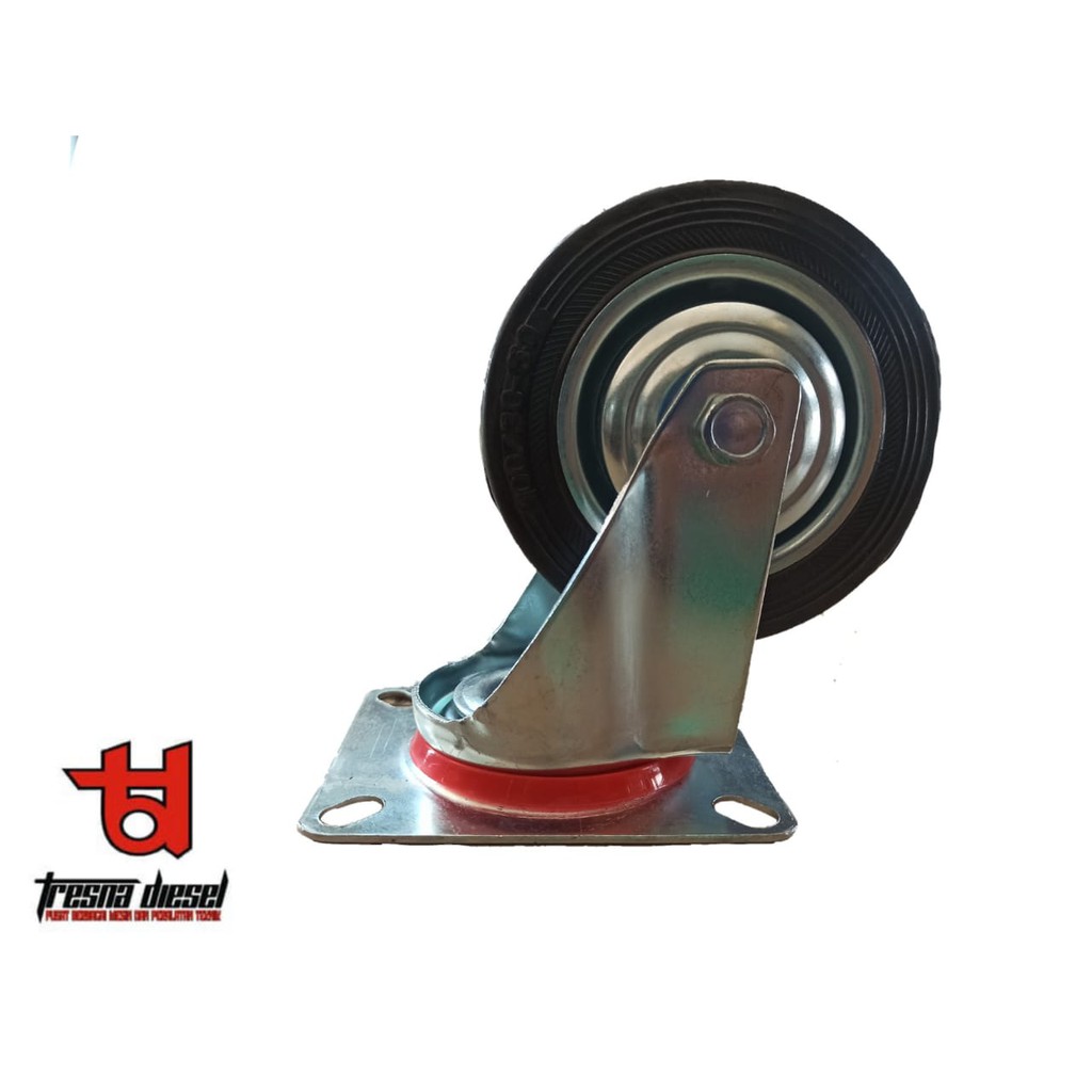 Jual RODA TROLI 4" HIDUP DAN MATI/RODA GEROBAK 4"HIDUP/MATI | Shopee ...