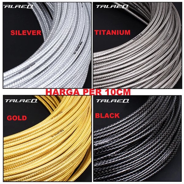 Jual KABEL TRLREQ 10cm Rem shifter Carbon Kevlar Braided Slick Mekanik ...