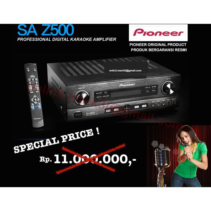 Jual E0809 Pioneer Sa Z500 \U002F Saz500 Karaoke Amplifer Penguat Sln ...