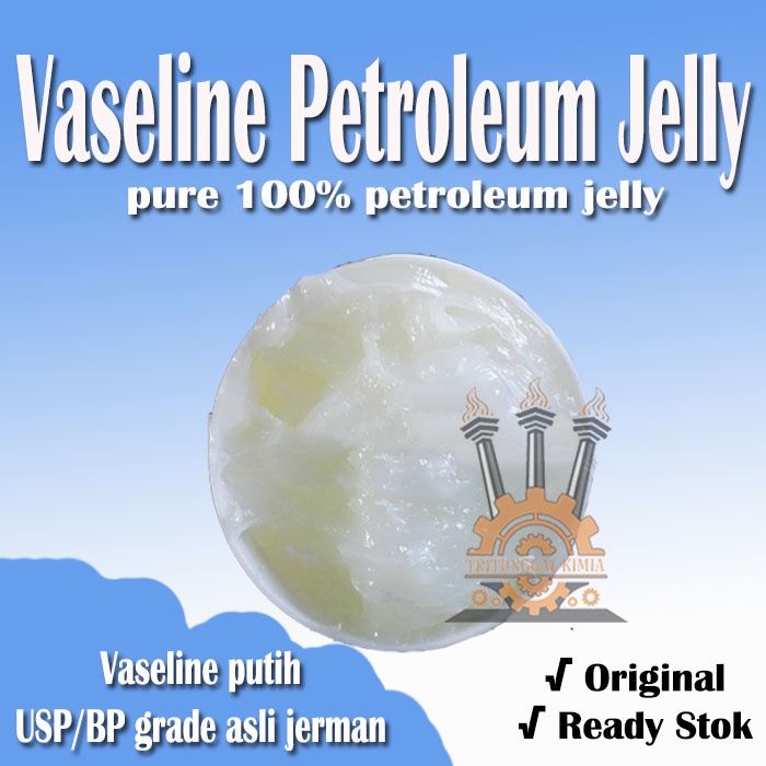 Jual Jual Vaseline Petroleum Jelly Pure 100% 1kg Bahan Baku Kosmetik ...
