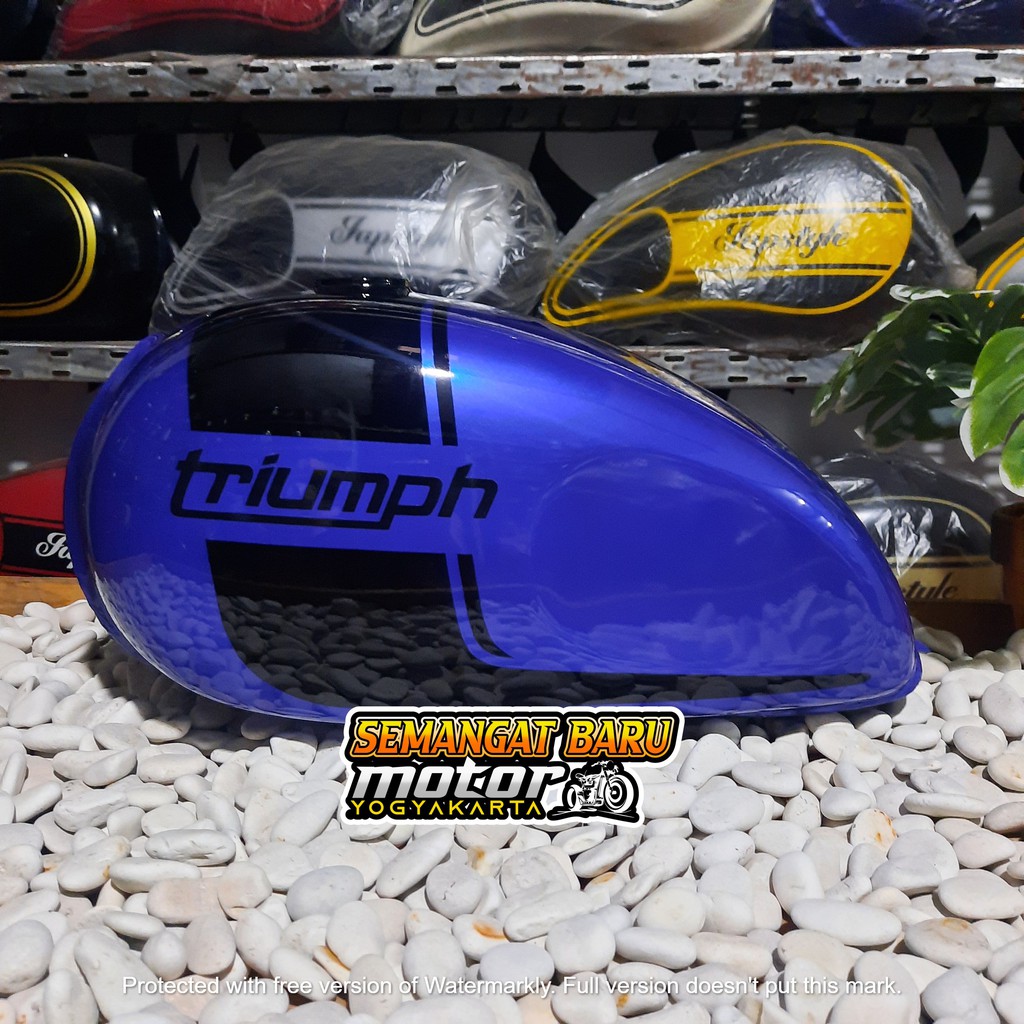 Jual TANGKI JAPSTYLE TRIUMPH UNTUK MEGAPRO TIGER SCORPIO GL DLL Megapro ...