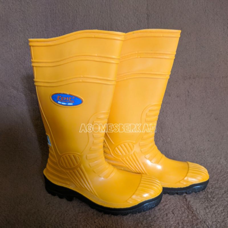 Jual SEPATU SAFETY KENT PVC 8009/SEPATU BOOTS PROYEK SAFETY KENT 8009 ...