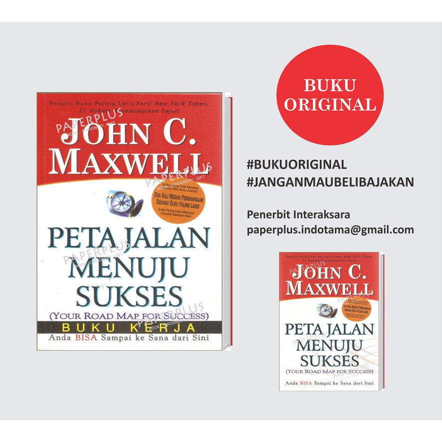 Jual John C. Maxwell, Peta Jalan Menuju Sukses, Buku Kerja / SC ...
